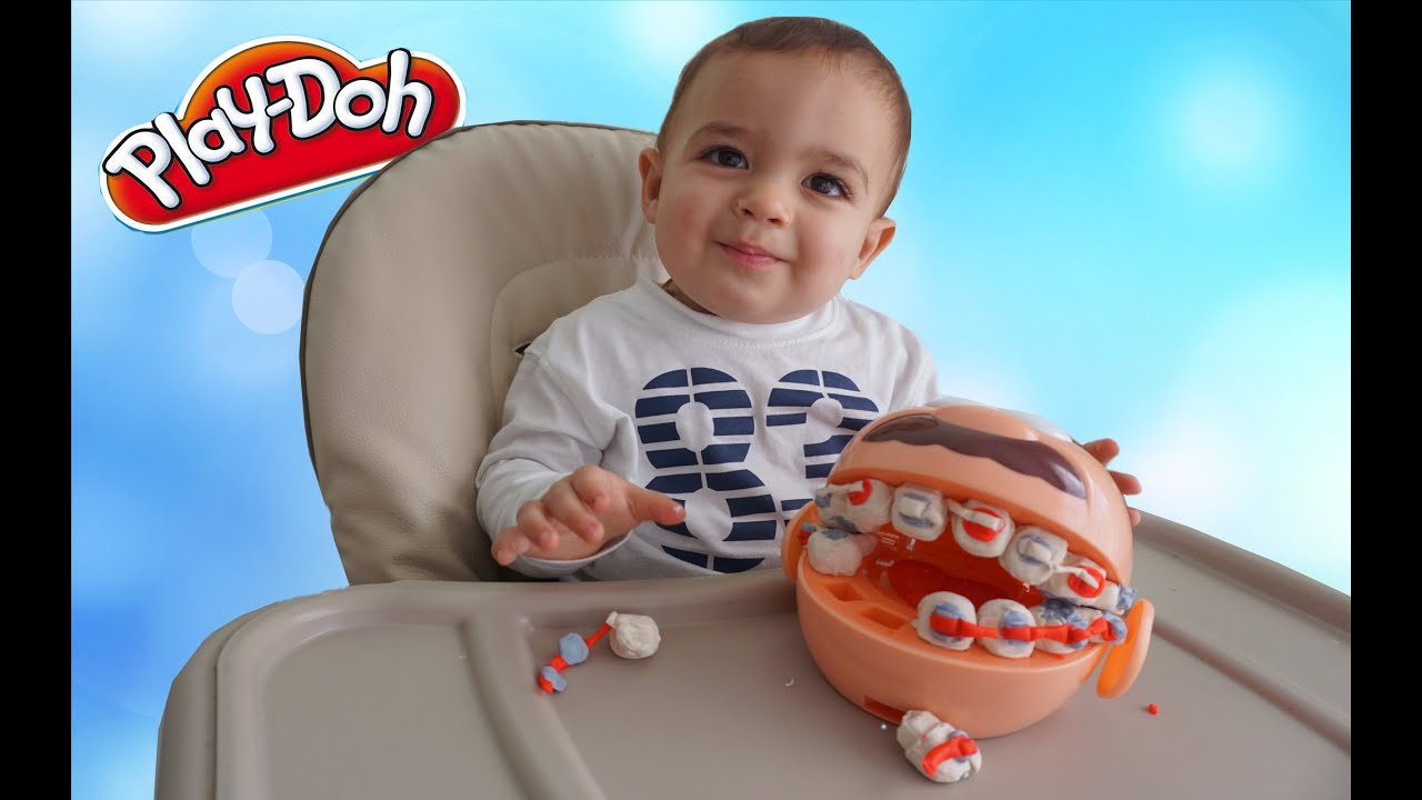 New PLAY DOH Doctor Drill N Fill Playset | Pretend Dentist with Play ...