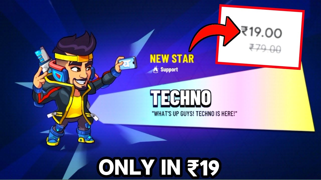 Techno Character In 20 Rupees (Battle Stars: Play With Techno) - YouTube