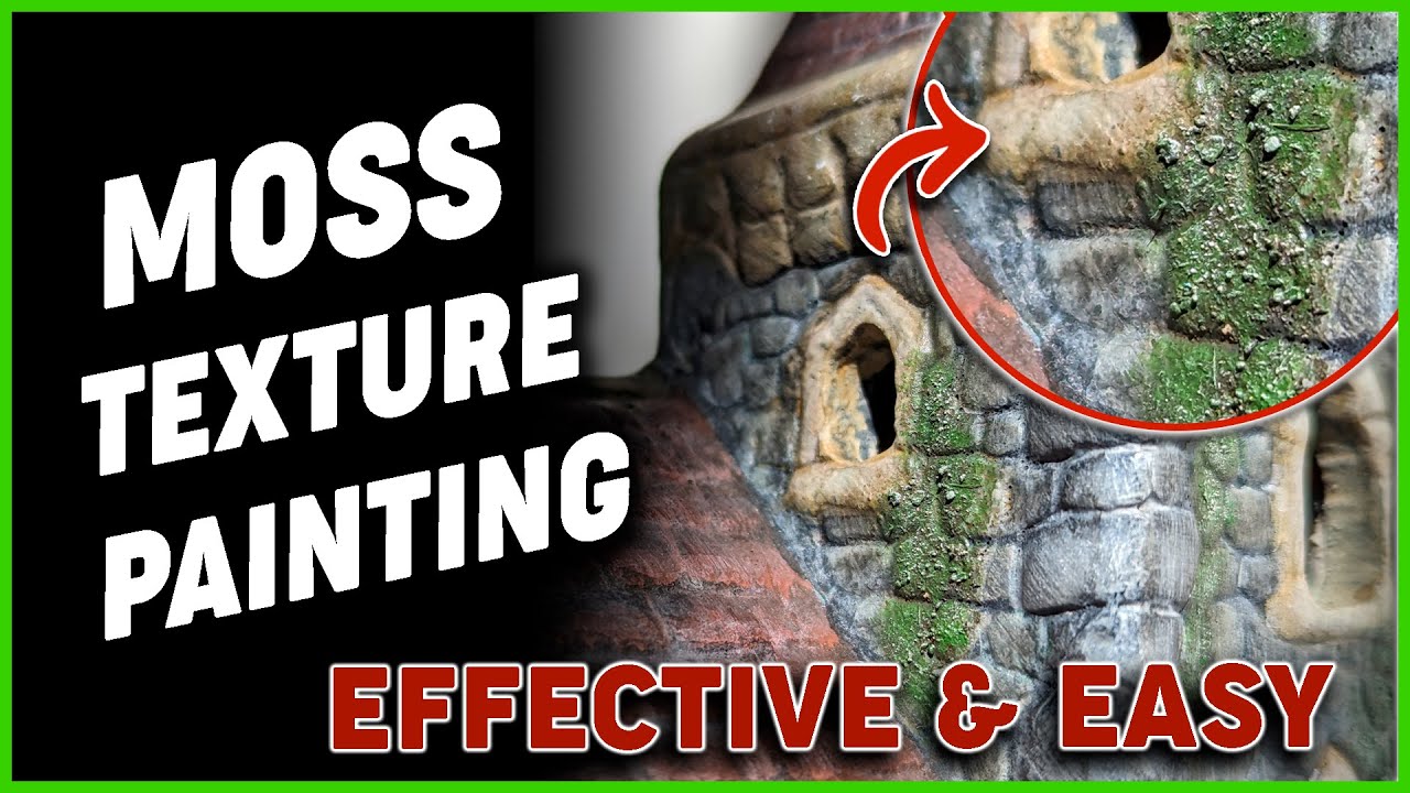 How to Make Moss Texture Paint - YouTube