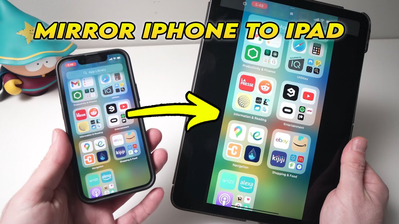 How to Mirror iPhone Screen on iPad - YouTube