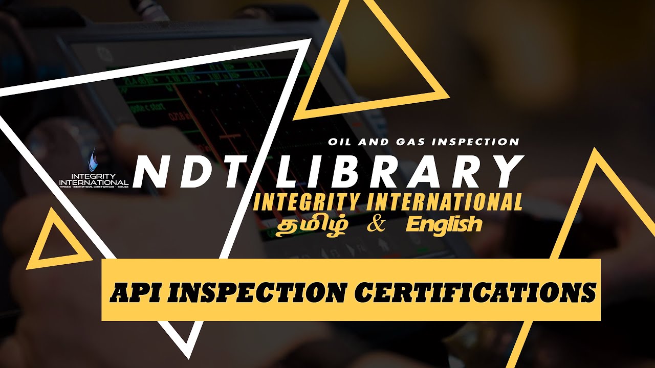 API Inspection certifications|TAMIL - YouTube
