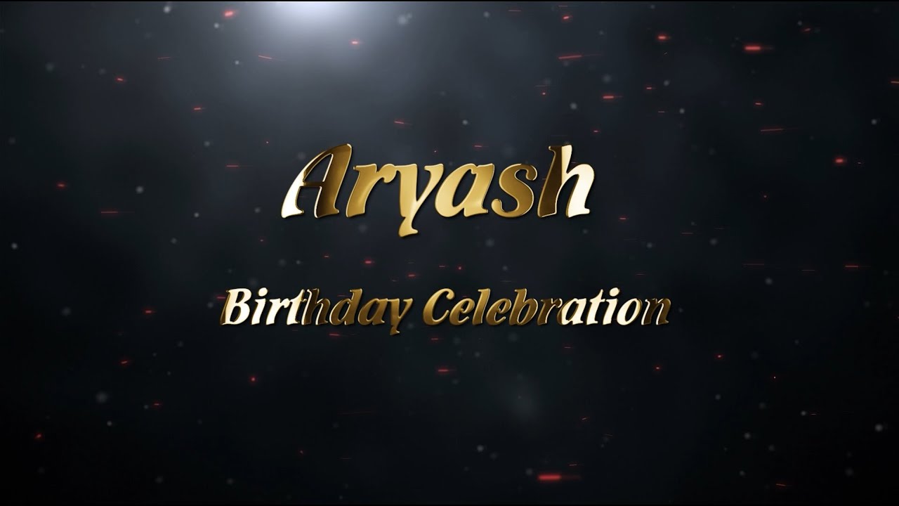 Aryash Birthday Celebration Highlight Moments - YouTube