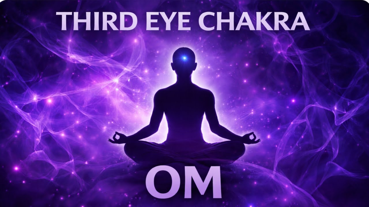 Third Eye Chakra Mantra Chanting (OM) | Intuition, Awareness & Inner ...