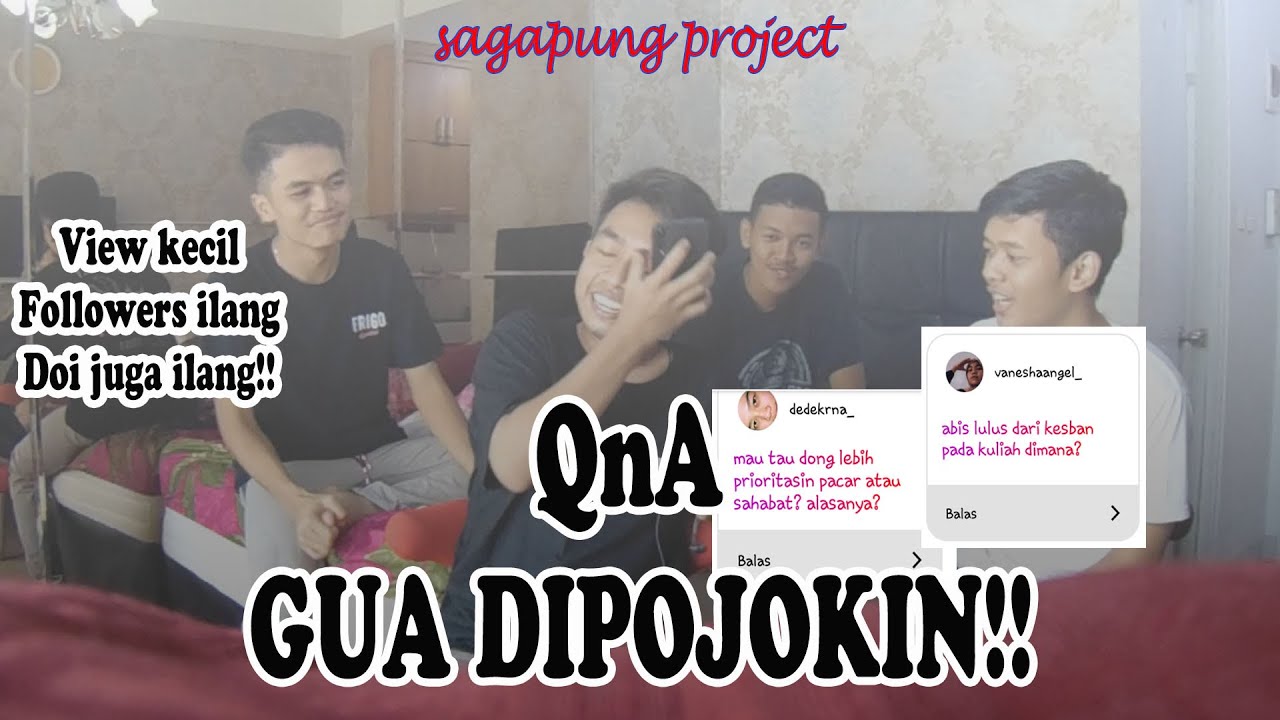 OKE GUA KALAH !!! QnA SAGAPUNG PROJECT Part1 - YouTube