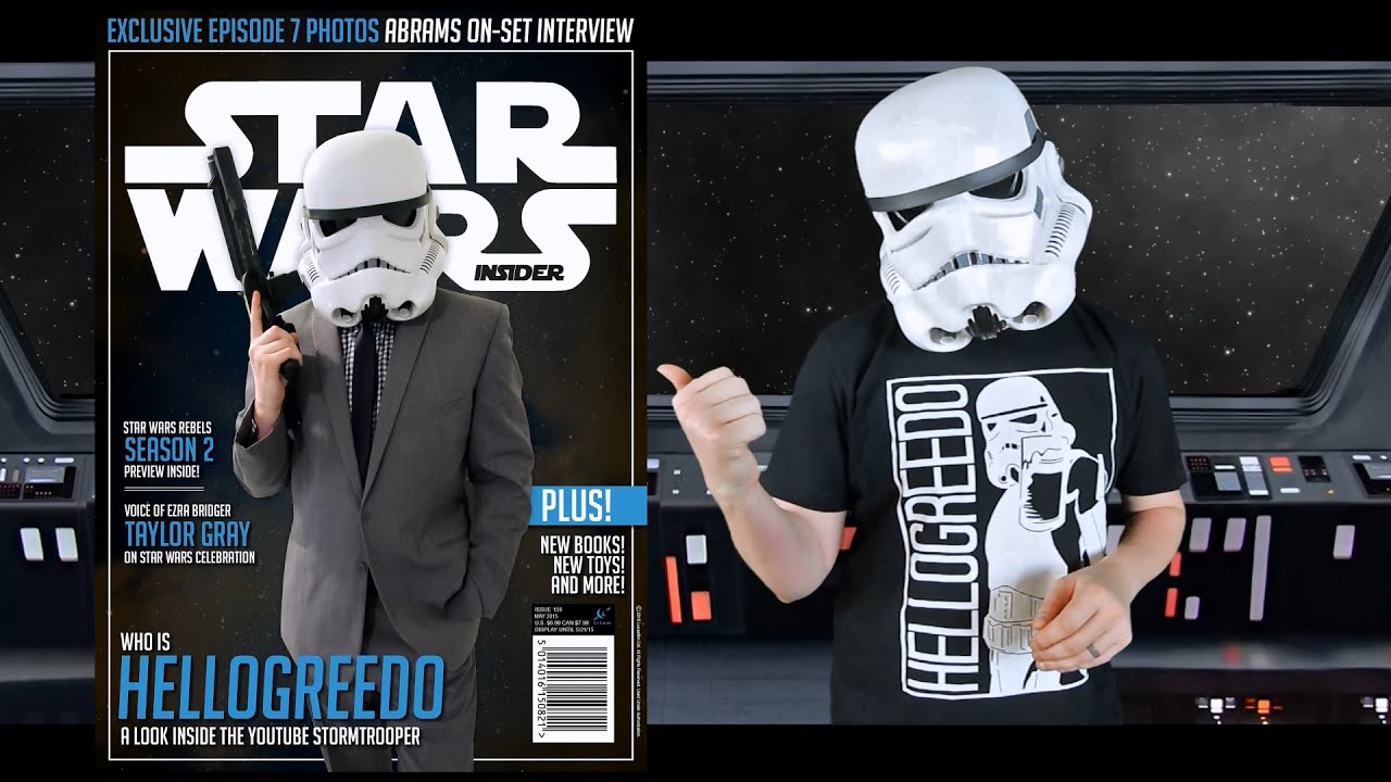 HelloGreedo featured in Star Wars Insider Magazine! - YouTube