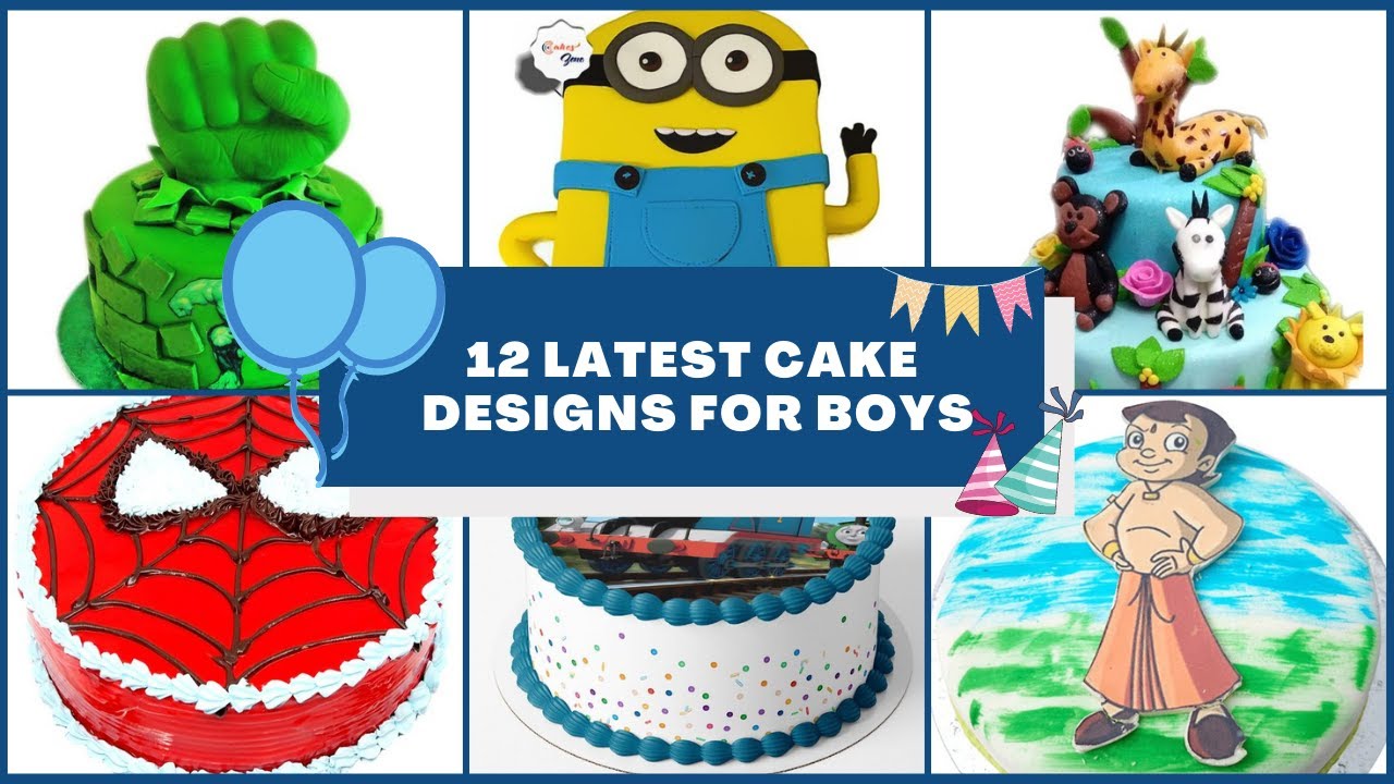 12 Best Cakes Designs for Boys | Birthday Cakes for Boys | Amazing ...