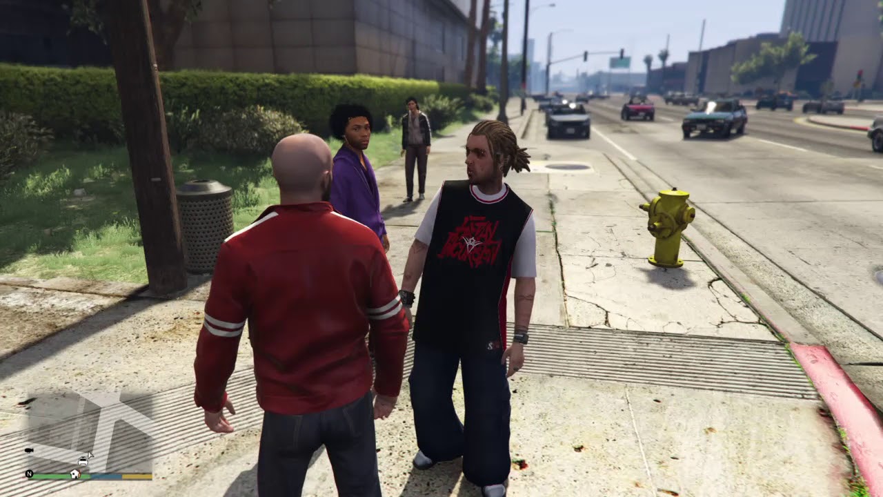 Grand Theft Auto V Wade stands up to Trevor - YouTube