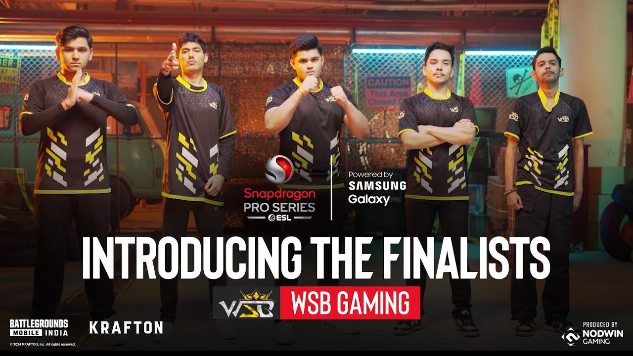 INTRODUCING THE FINALISTS- TEAM WSB GAMING | SPS BGMI CHALLENGE FINAL ...
