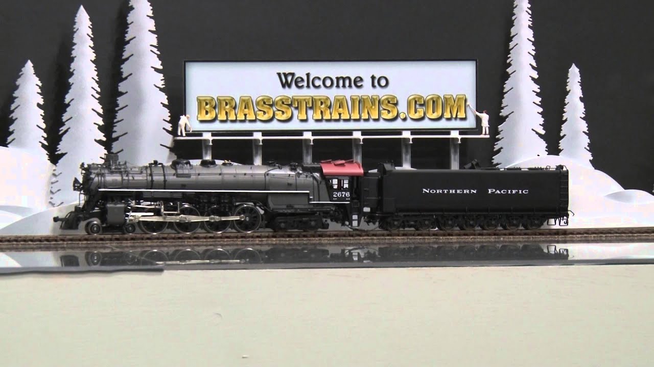 051686-HO Brass Model Train - W&R NP Northern Pacific Class A-4 4-8-4 ...