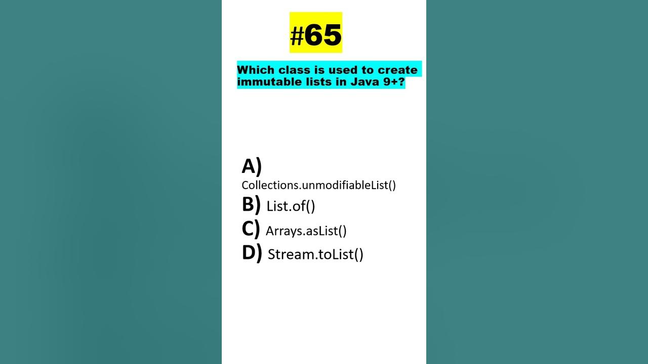 Quiz 65 Crackjavainterview Learnjava Java Quiz Interview Coding Spring Tricks
