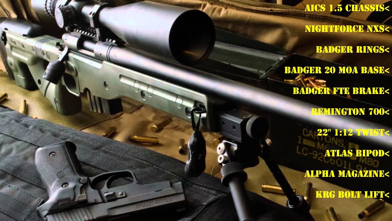 Desert Sniper - Accuracy International L118a ( AICS 1.5; M700 .308 ...