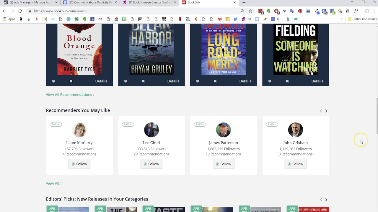 How to sign up for a Bookbub account - YouTube
