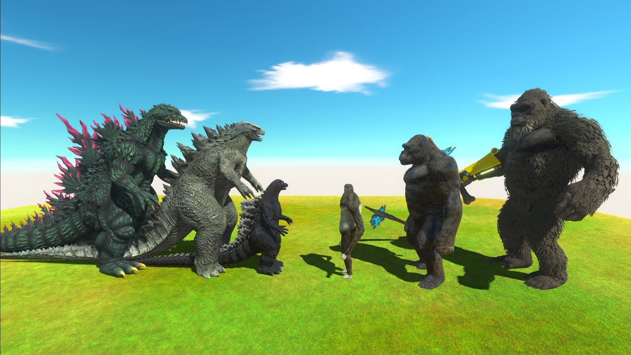 Godzilla vs Kong: From Evolution to Epic Size Battle! | Animal Revolt ...