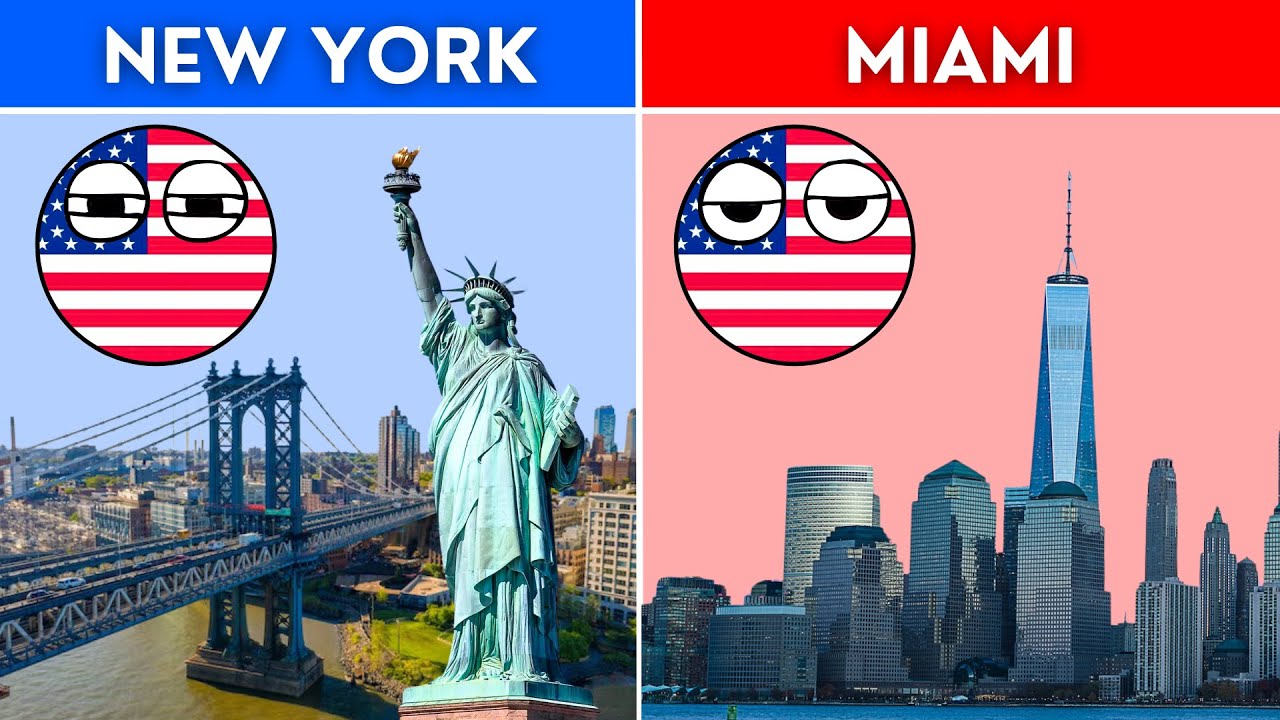 New York vs Miami - City Comparison 2024 🇺🇸 - YouTube