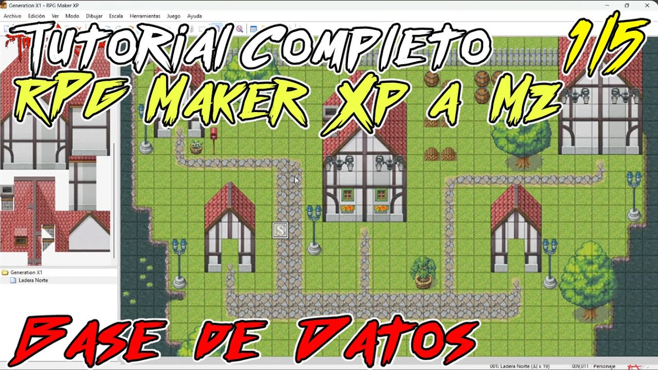 Tutorial completo Rpg Maker XP⚔️ 1/5 Base de Datos (Salto Generacional 1/3) #rpgmaker #rpg - YouTube