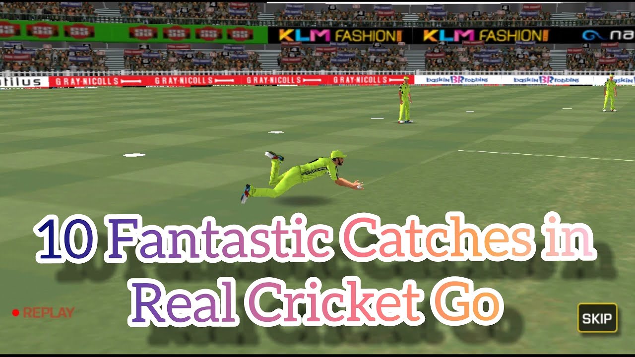 Top 10 Best catches in Real cricket go | combominds - YouTube