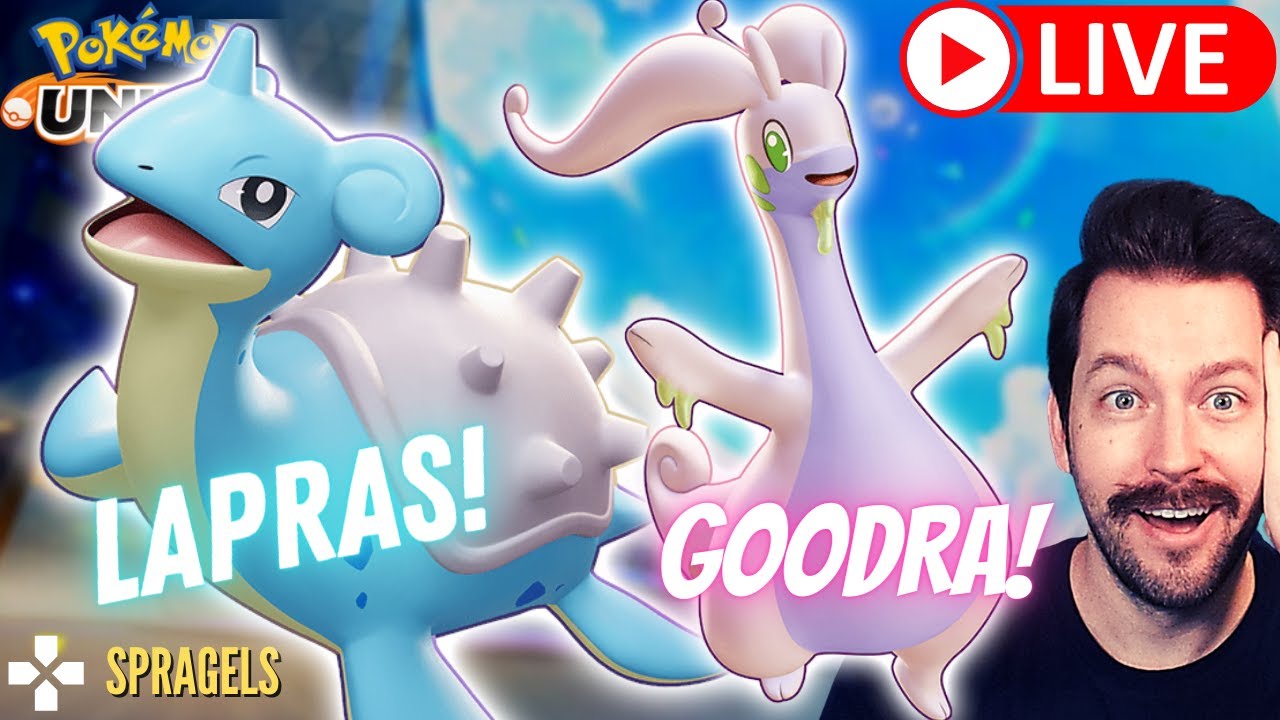LAPRAS AND GOODRA spragels Pokemon Unite Stream - YouTube
