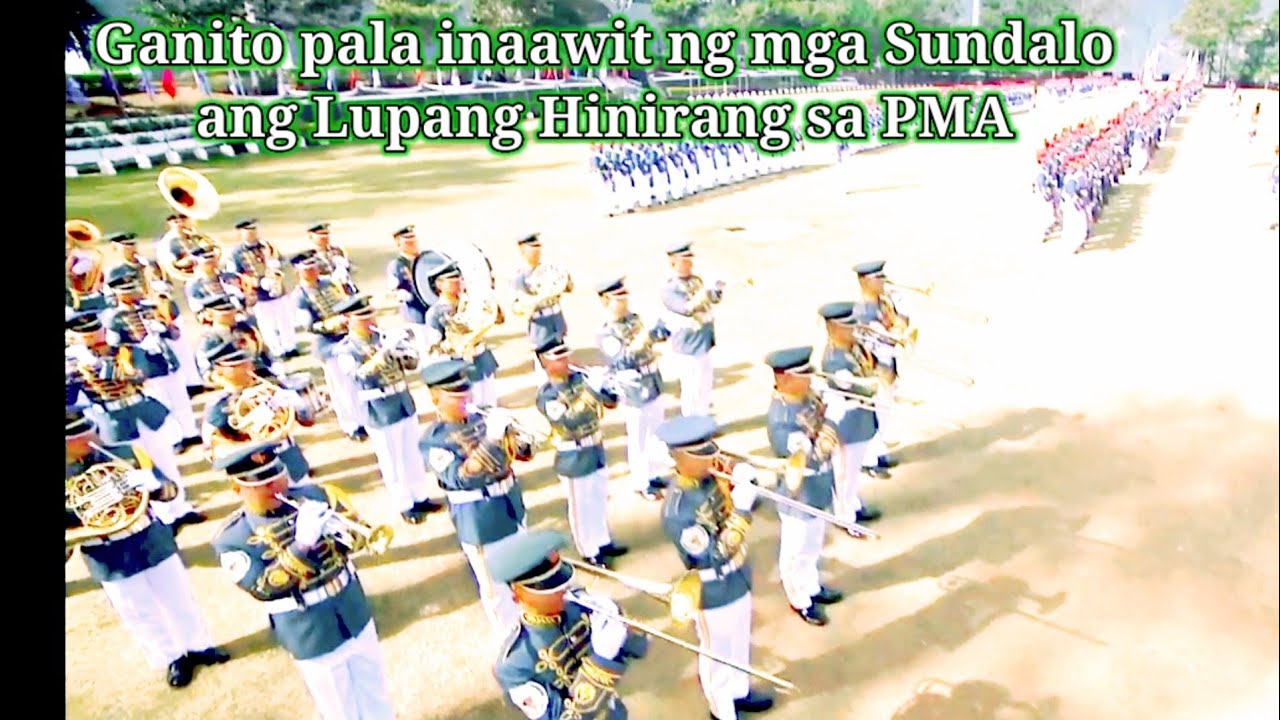 Ganito pala inaawit ng mga Sundalo ang Lupang Hinirang sa PMA - YouTube