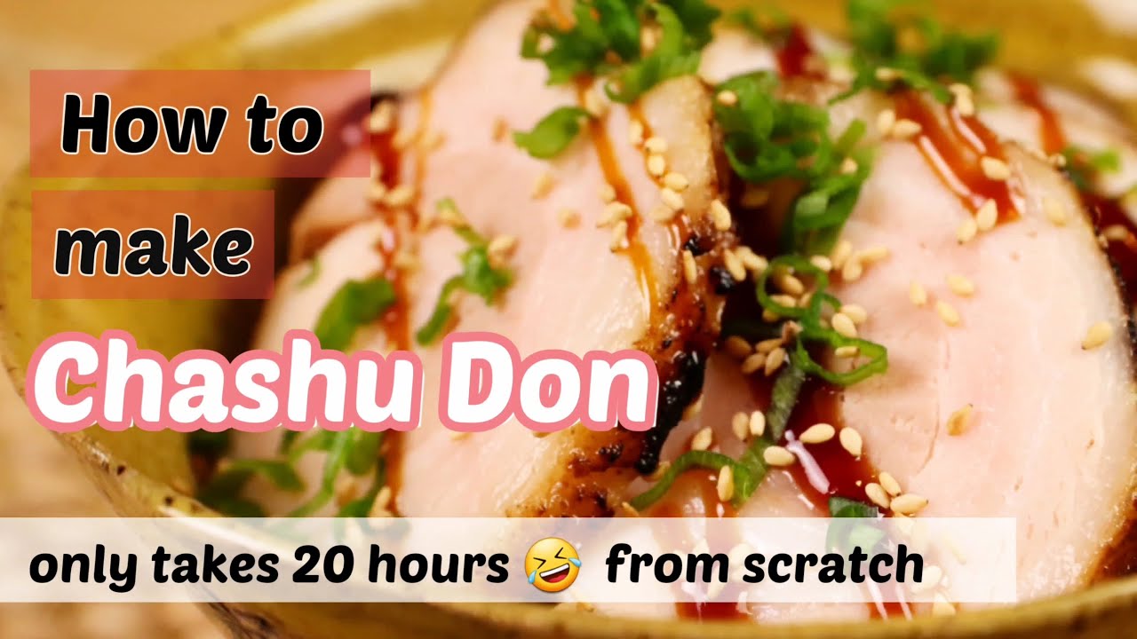 How to make Chashu Don (by using sous vide machine) - YouTube