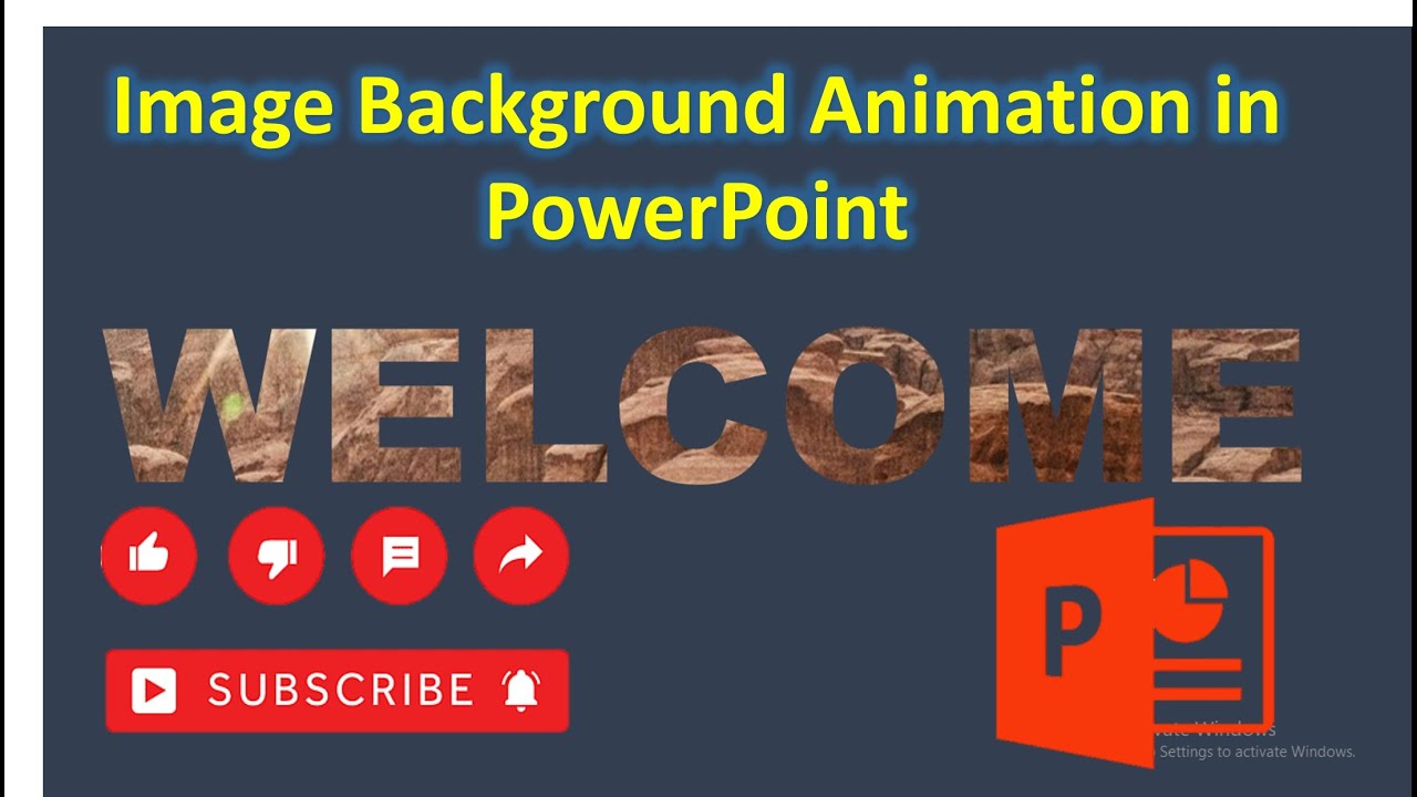 Learn Background Image Animation in PowerPoint - YouTube
