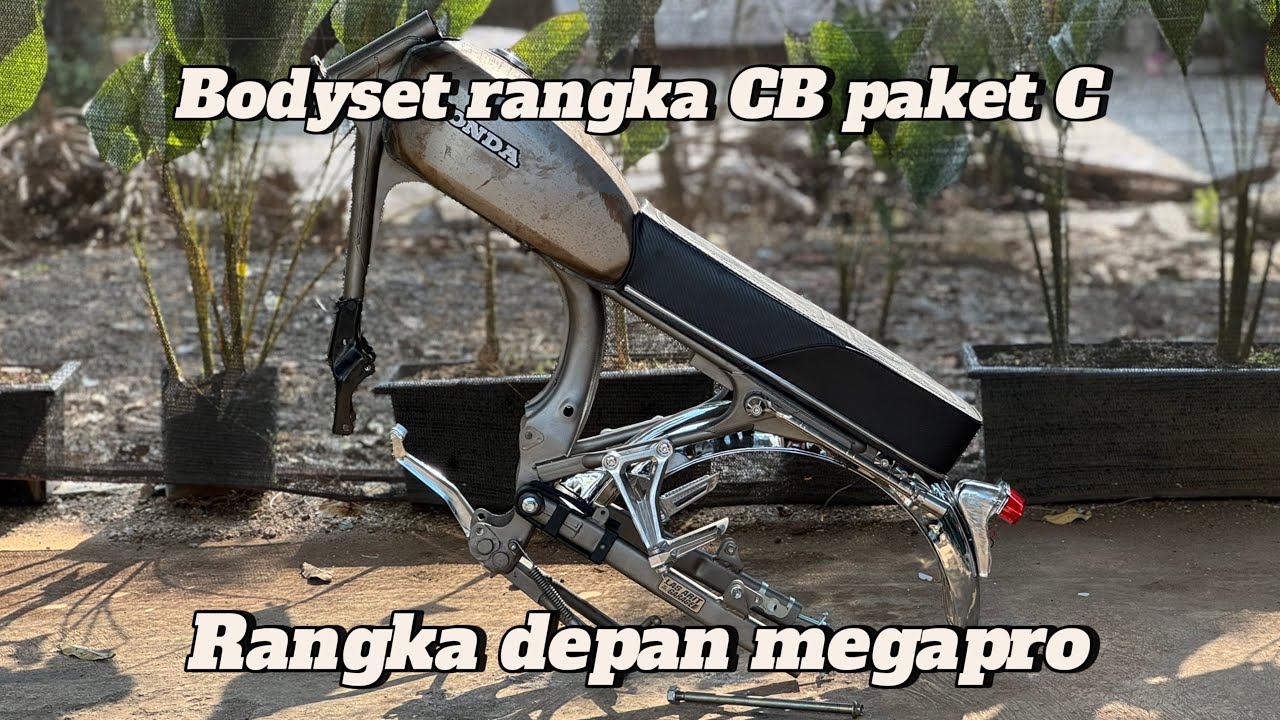 Review bodyset rangka CB, pakai rangka depan megapro | Las Arit Garage ...