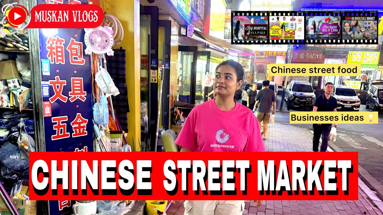 Traditional Old china Street Market /Street Food tour at Changchun 🇨🇳🇮🇳 ...