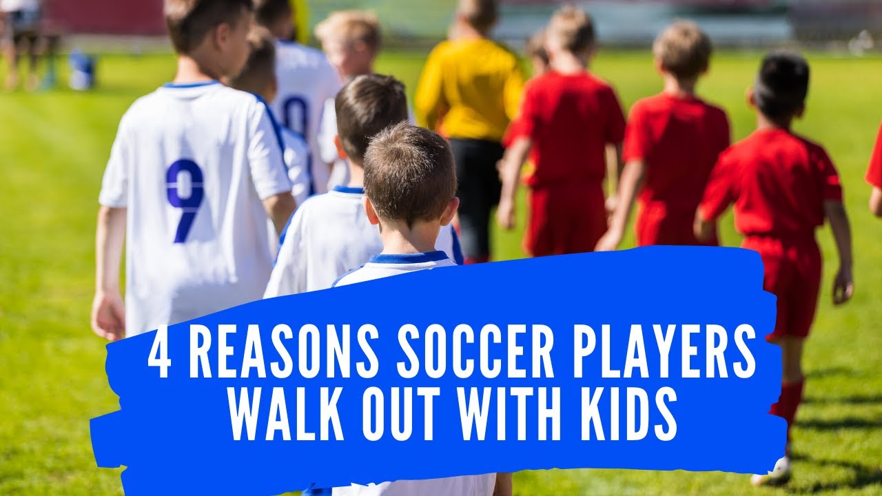 Why Do Soccer Players Walk out With Kids? - YouTube