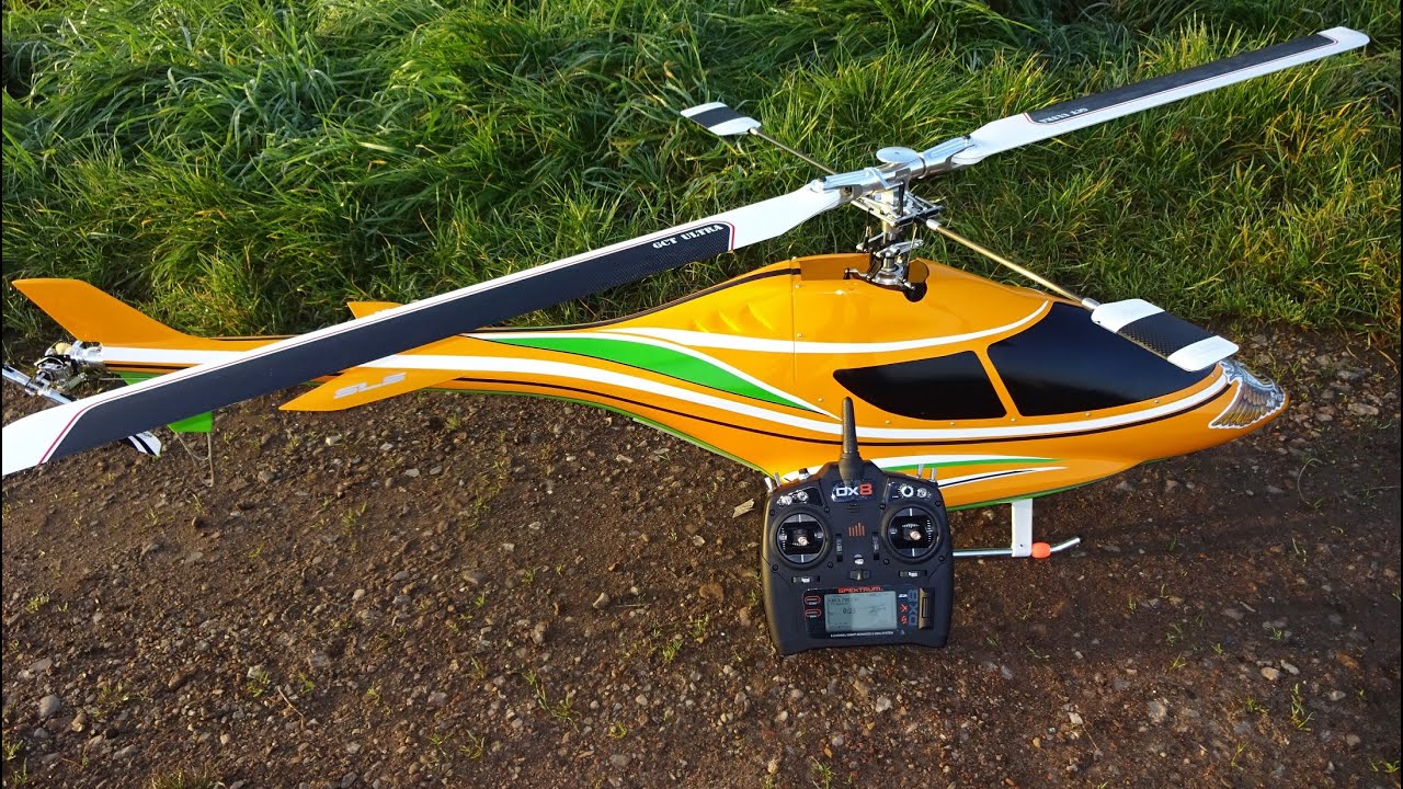 Erstes Abheben Align T Rex 700E flybar F3C, first hover ! - YouTube