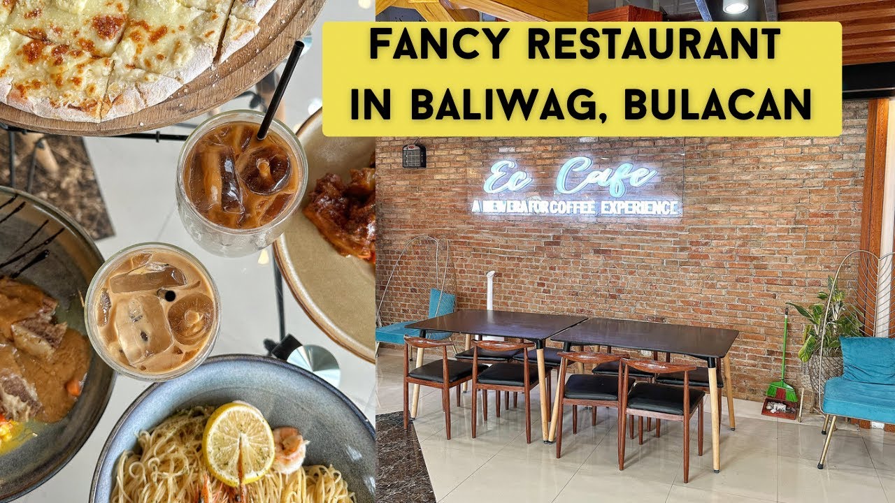 Fancy Restaurant in Baliwag, Bulacan - EC CAFE | Joel Clavio Eats - YouTube