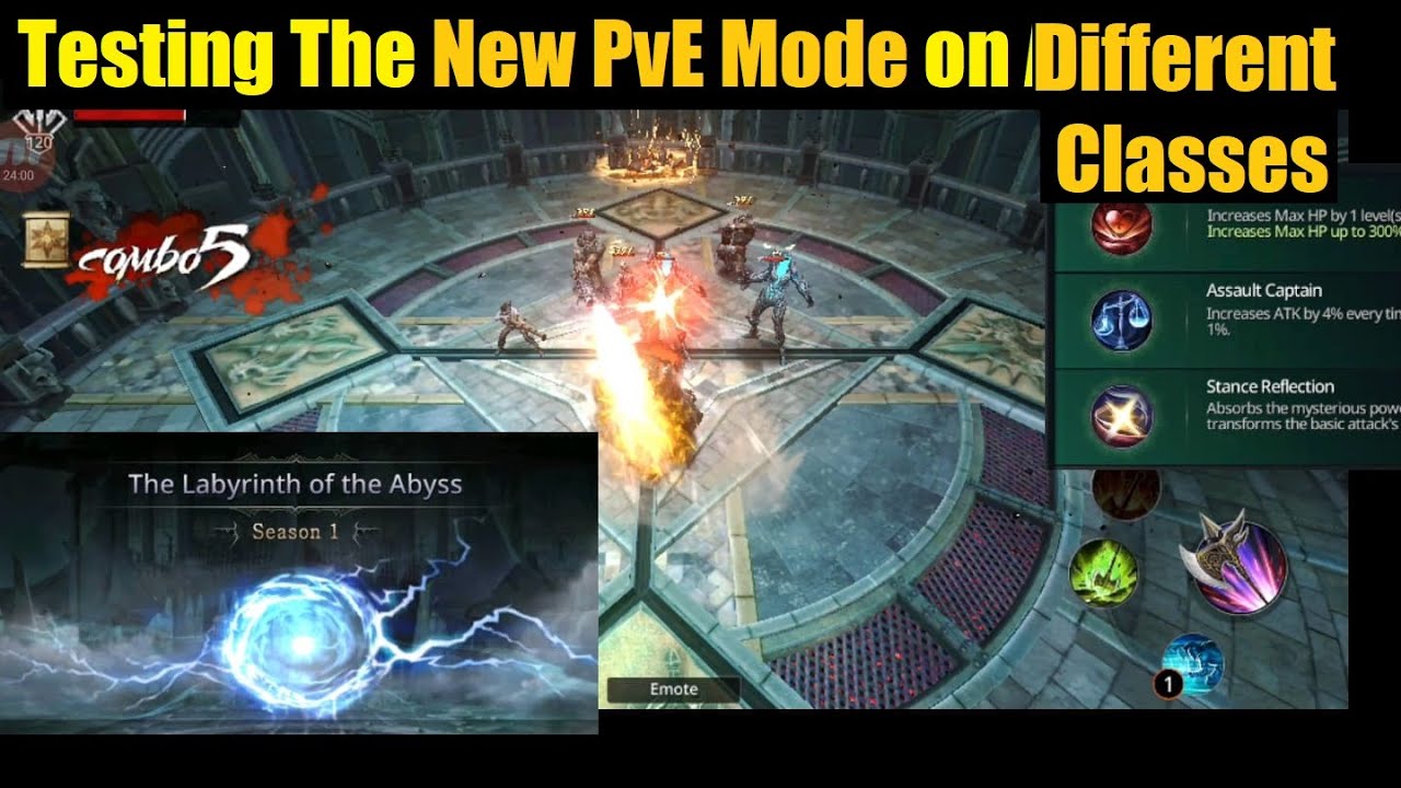 Darkness Rises Trying Labyrinth of The Abyss on Different Classes - YouTube