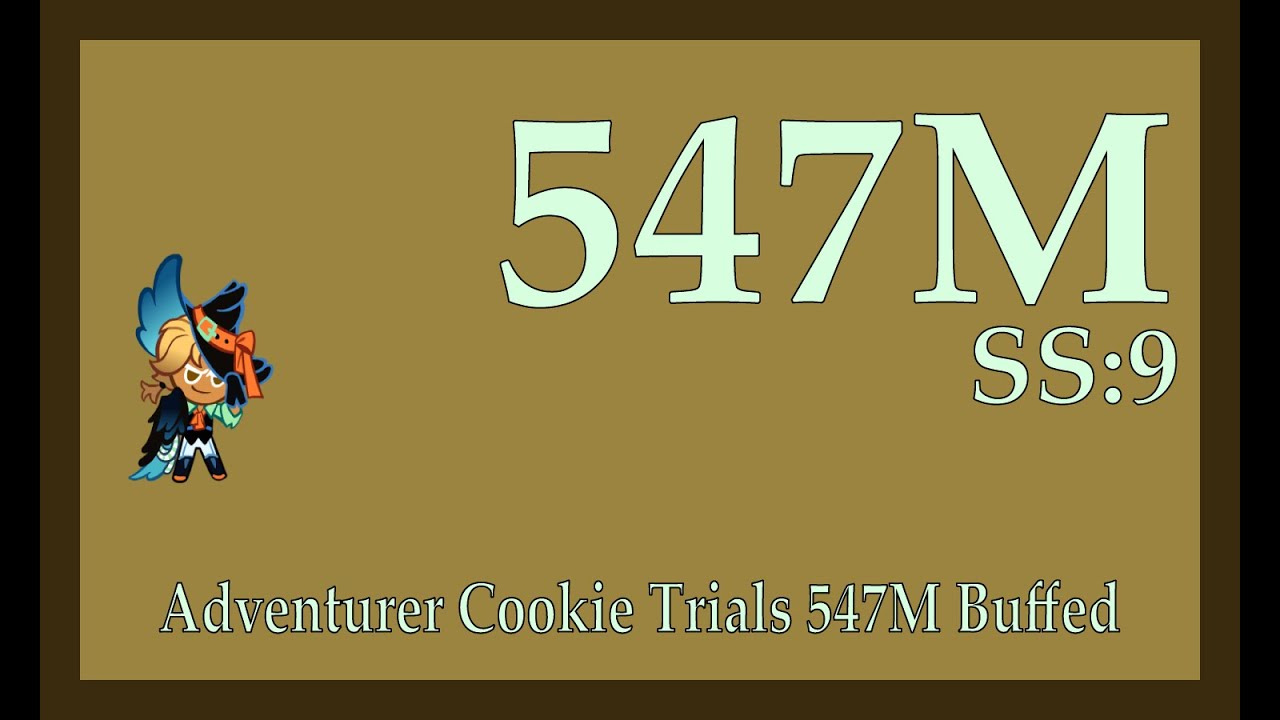 CROB Adventurer Cookie Trials 547M Buffed | Jinx lol | Cookie Run ...