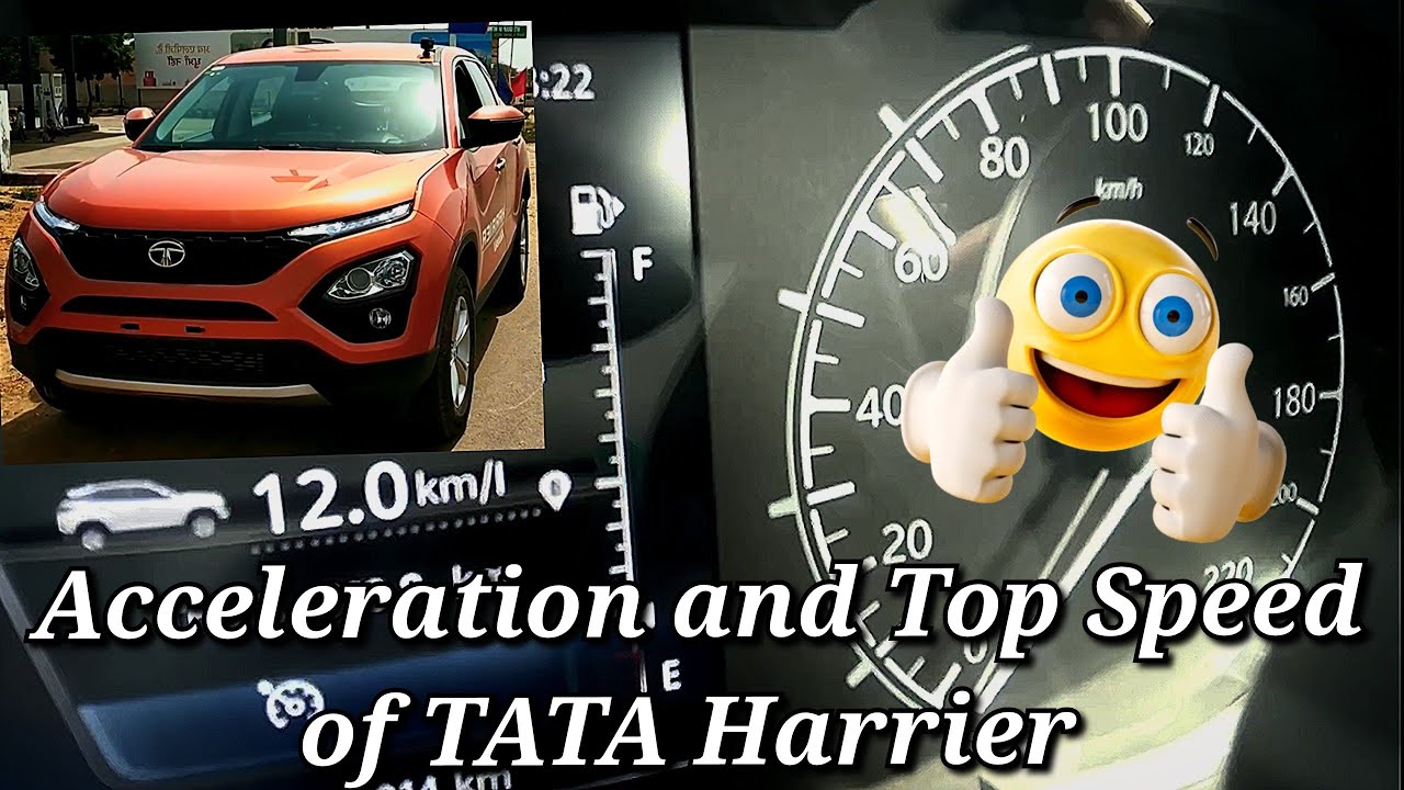 TATA Harrier 0 to 60 and 0 to 100 Acceleration . Top Speed of Tata ...