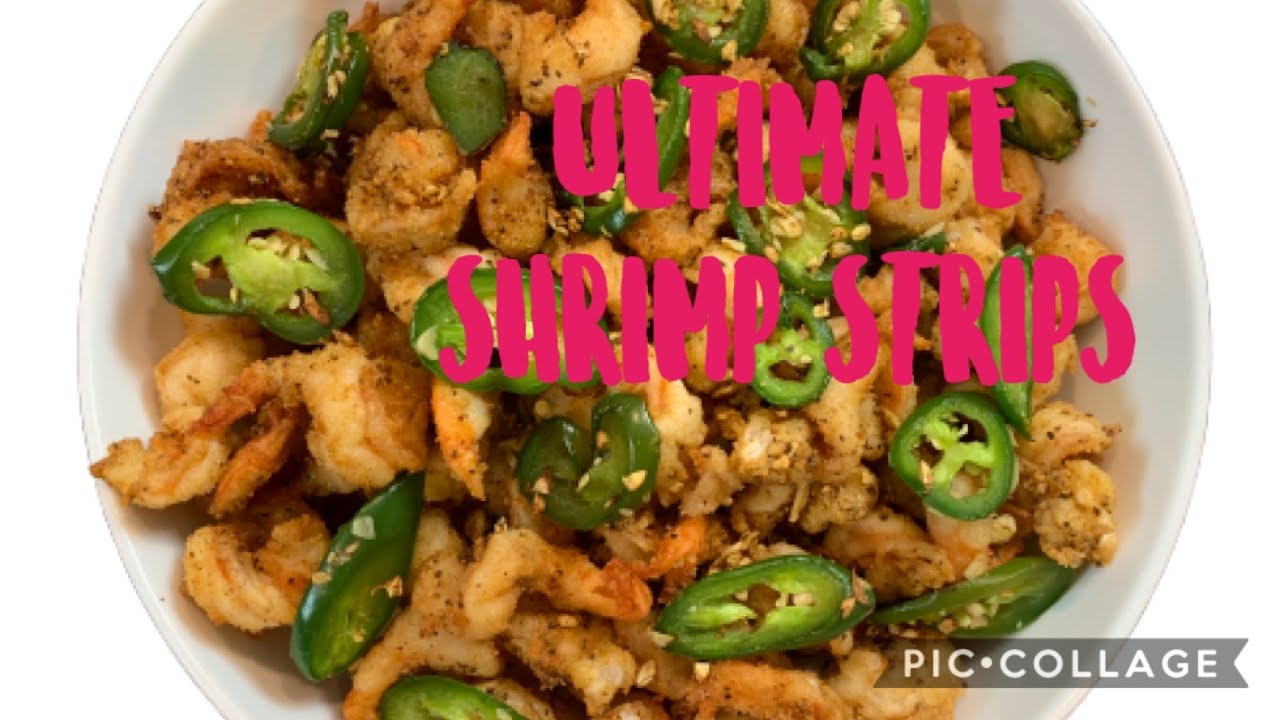 How To Make Shrimp Strips - YouTube