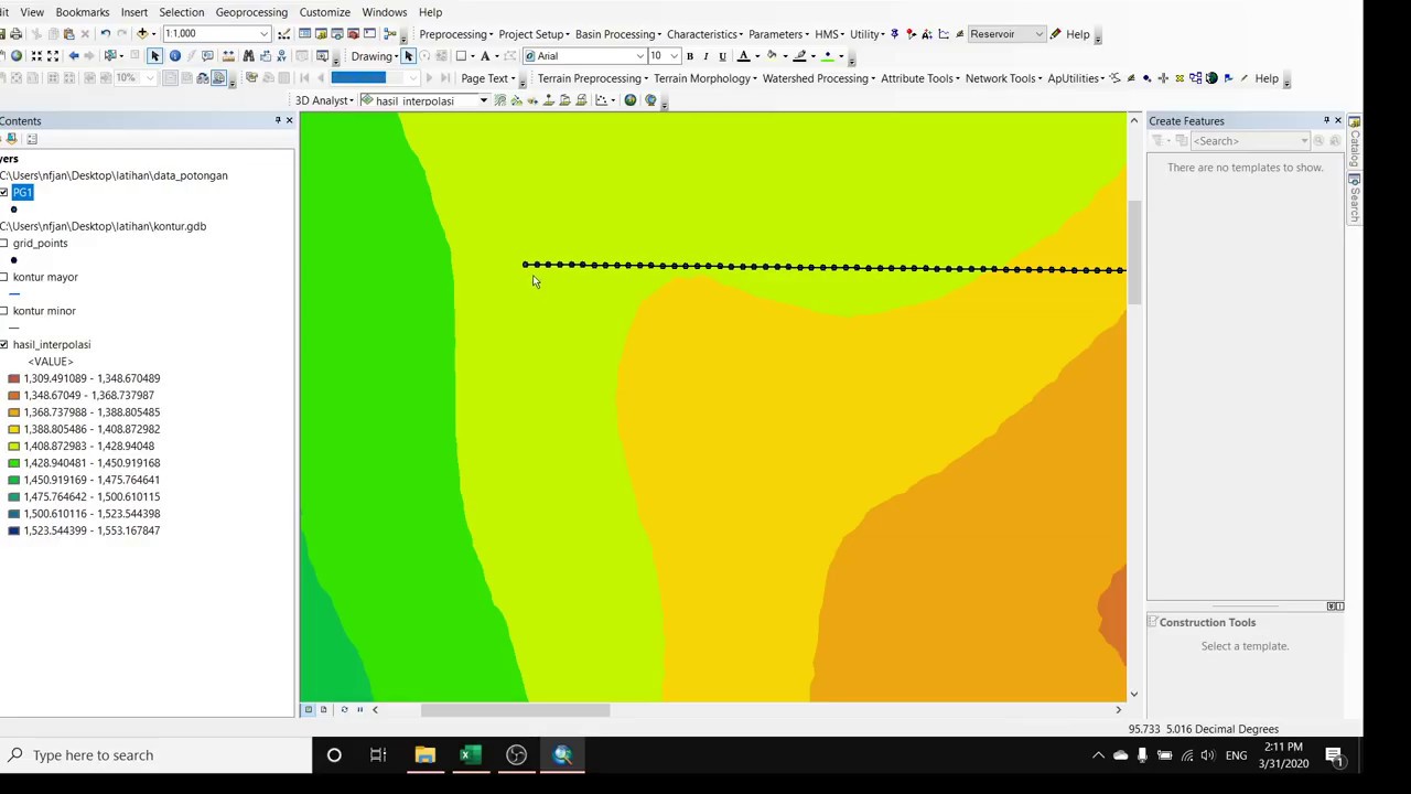 T. Sipil UP- PSP(Cross and Long sections) - YouTube