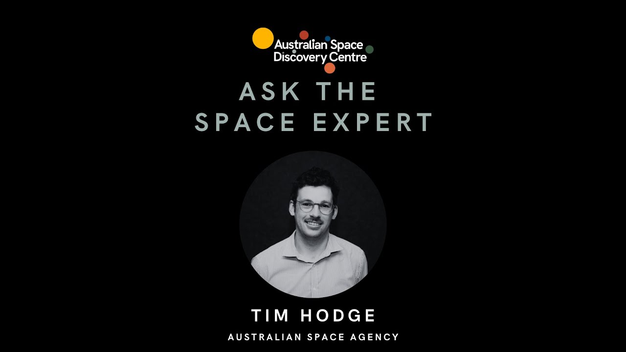 Digital Q&A - Tim Hodge (Australian Space Agency) - YouTube