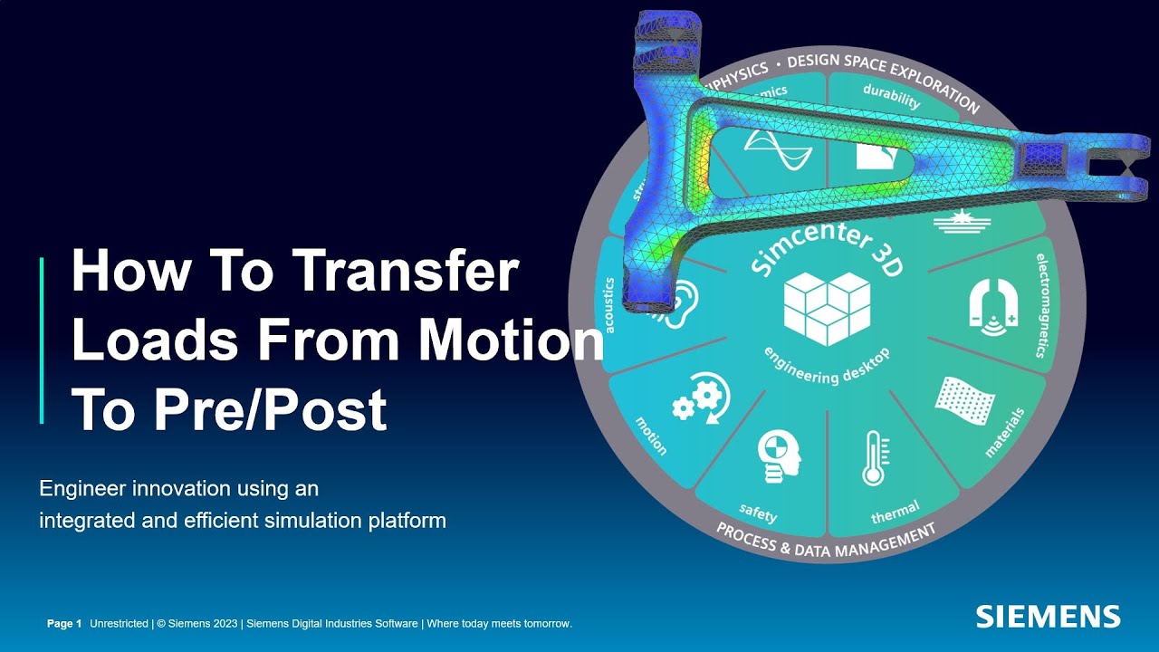 How To Transfer Loads From Motion To Pre/Post - YouTube