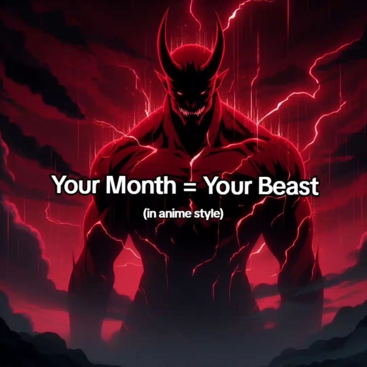 Your Month Your Anime Beast #beast #anime #edit - YouTube