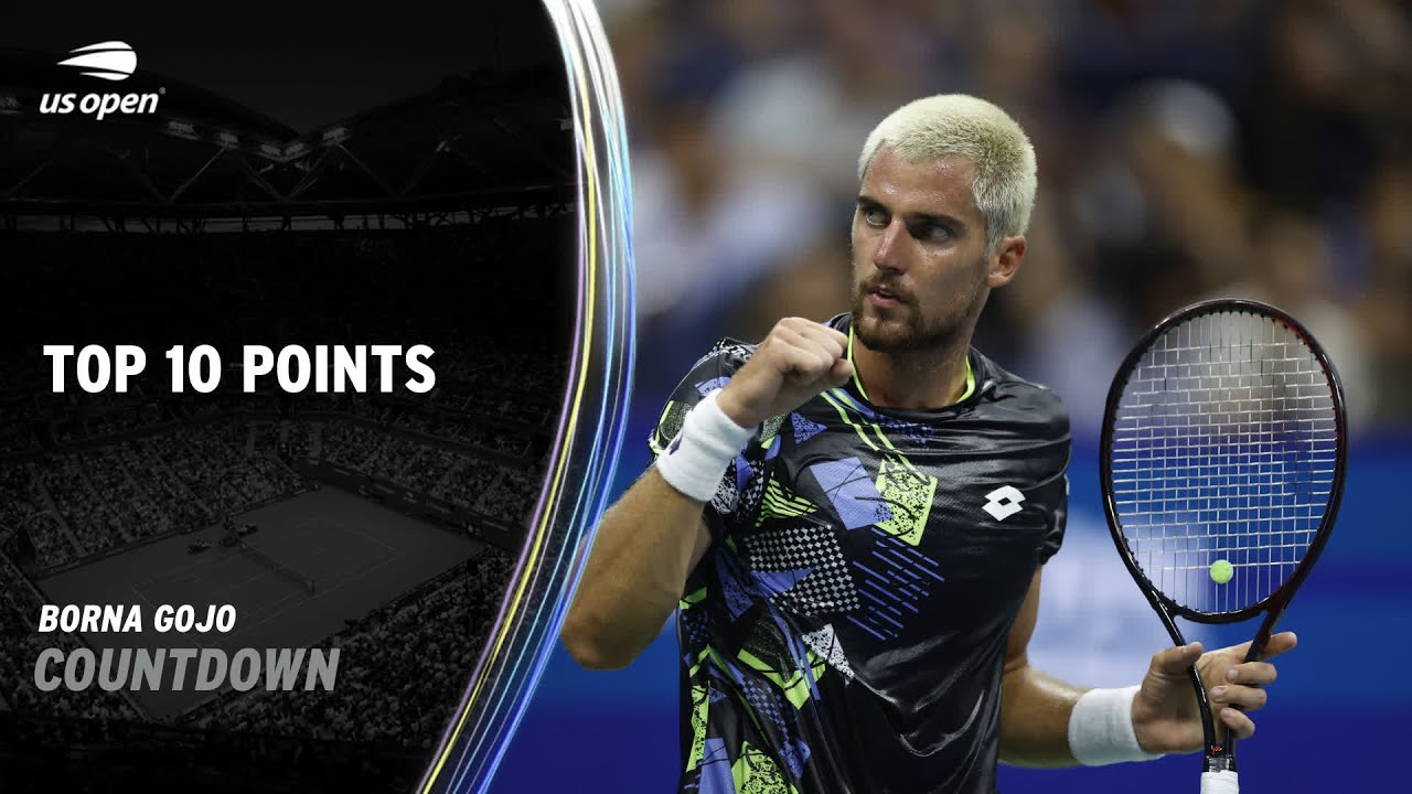Borna Gojo | Top 10 Points | 2023 US Open - TennisGusto
