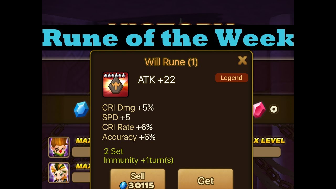 Rune of the Week - Will DPS Slot 1 - YouTube