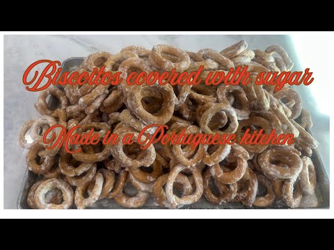 Biscoitos covered with sugar