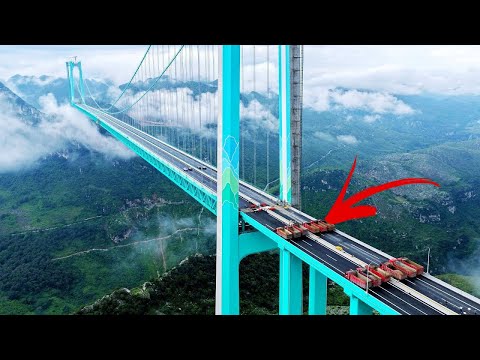 Çin'in DEV Köprüsü Dünyayı Şaşırttı.  Dünyanın En Yüksek Köprüsü!