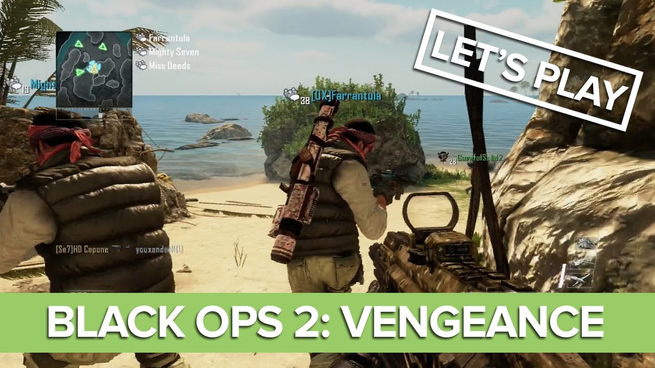 Let's Play Black Ops 2 Vengeance Maps: Cove, Rush, Detour, Uplink - YouTube