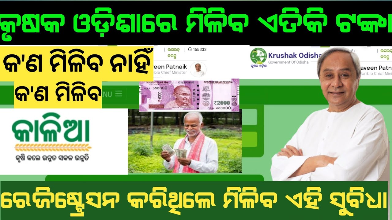 Krushak Odisha Portal Benefits | Krushak Odisha Portal registration ...