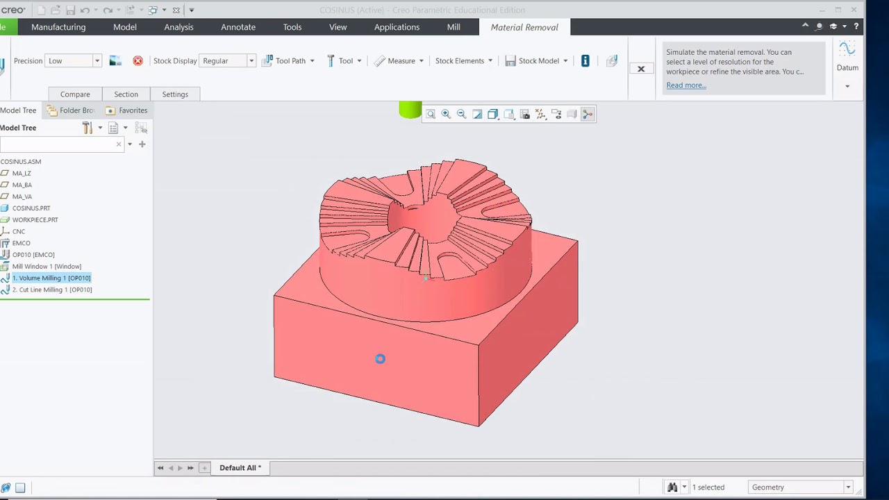 Programming a ProtoTRAK controller with PTC Creo 6 - YouTube