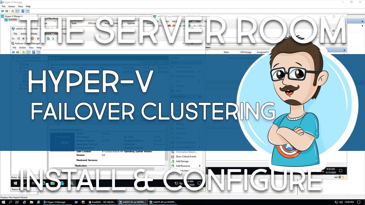Failover Clustering Within Windows Server 2019 Hyper V Tsr Youtube
