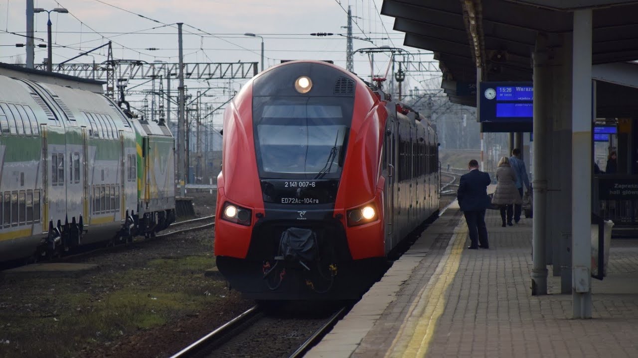 Mijanka ED72Ac-104 z EN57AKŚ-224 |Warszawa Zachodnia| - YouTube