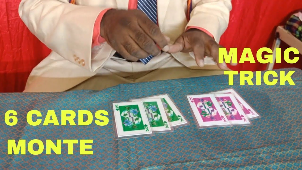 6 CARDS MONTE (Magic trick)Famous Magician from India.#reels #viral # ...