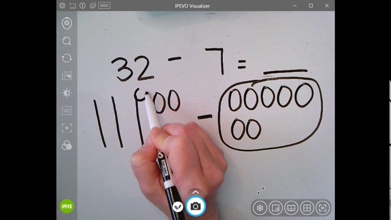 Subtracting with sticks and stones - YouTube