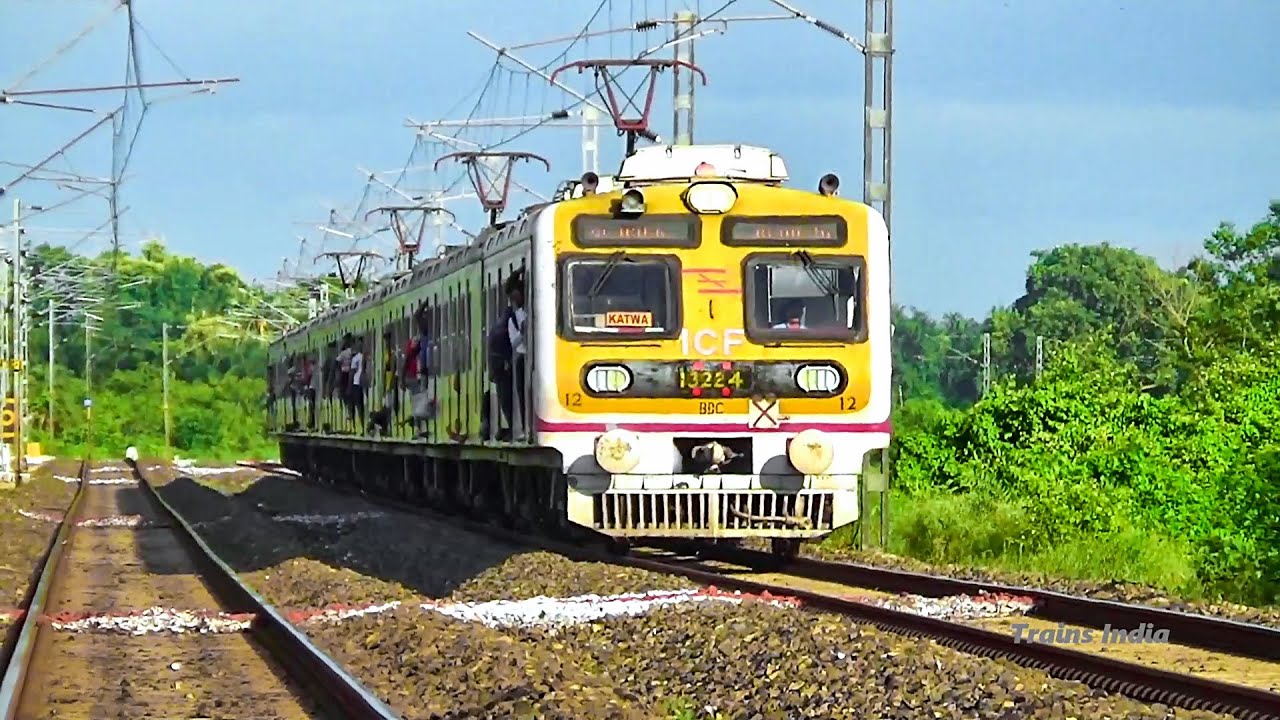 Back to back Local Train || Howrah-Katwa Local & Katwa-Howrah Local ...