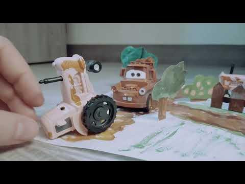 Тачки - Мэтр и Молния Маквин пугают трактора | Байки Мэтра | Мультики ...